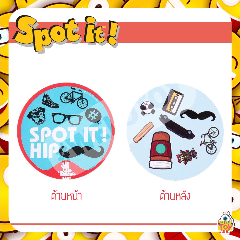 Dobble Spot It Card เกมของเล่น เกมจับคู่ภาพ เกมการ์ด บอร์ดเกม - kastywu ...