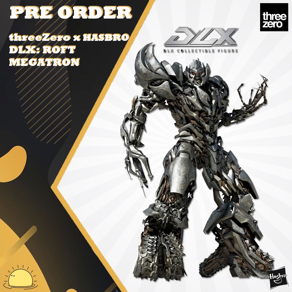 Pre order threeZero x HASBRO TransformersDLX ROFT MEGATRON 11 inch ...