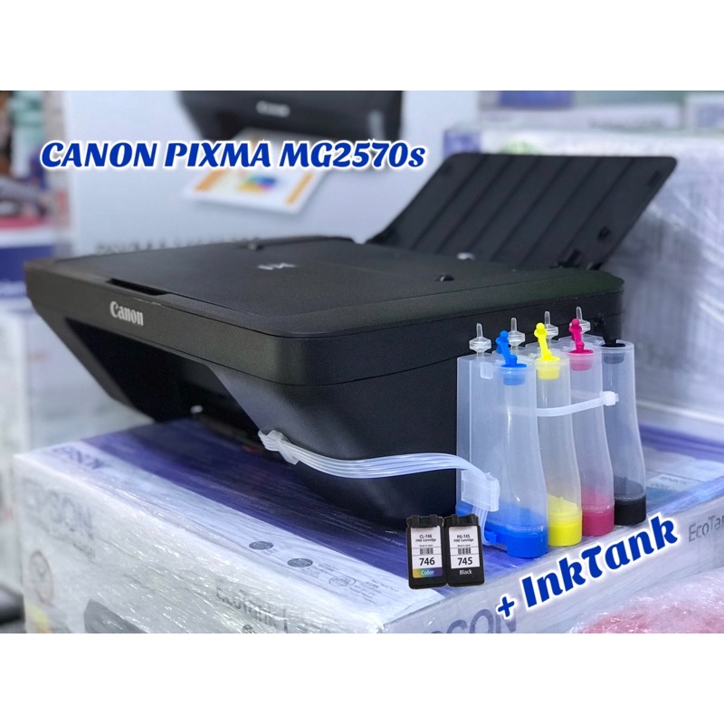Printer Canon Pixma MG 2570s Pixma Mp 287 ติดตั้งอิงค์แทงค์พร้อมหมึก ...
