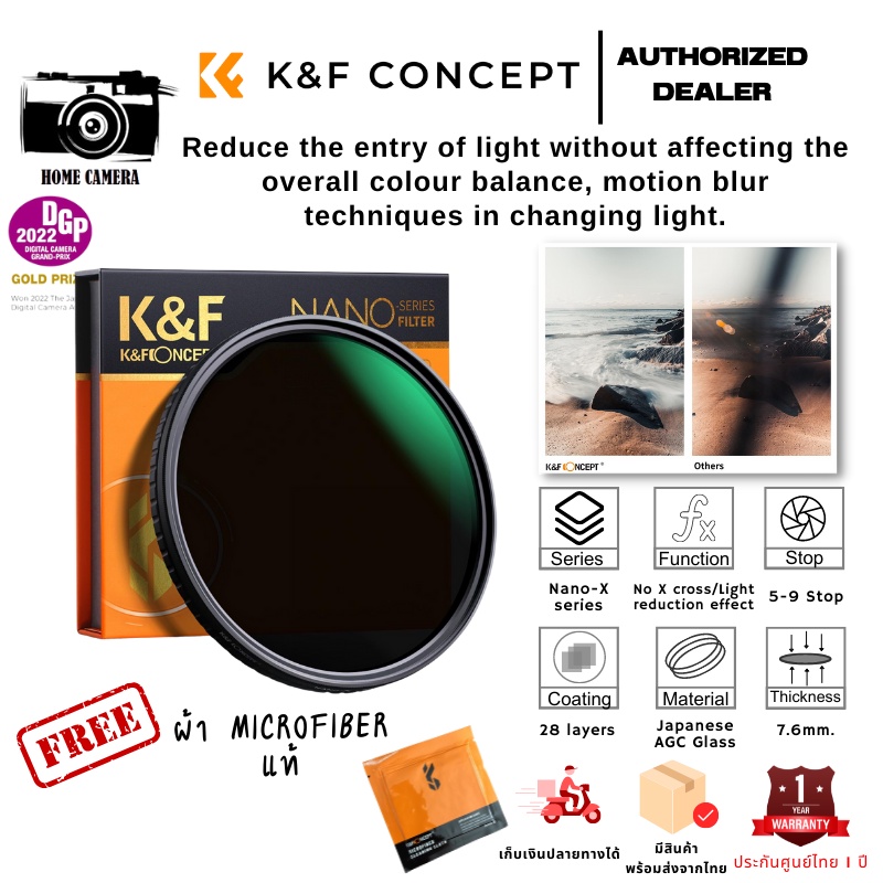 KF ND32-ND512 Nano-X High-end Variable ND Filter - homecamera_shop ...
