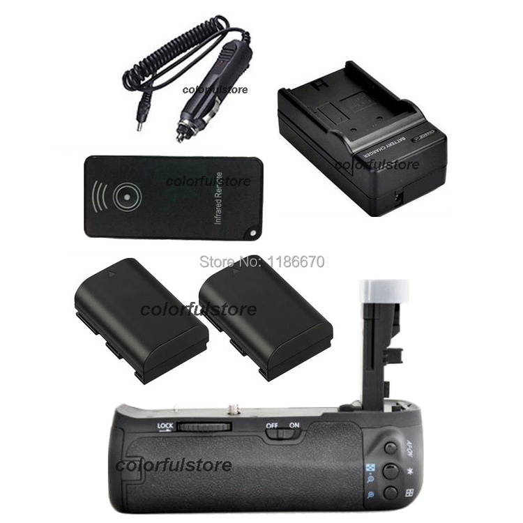 Vertical Power Shutter Battery Handle Grip Holder Pack For Canon EOS ...
