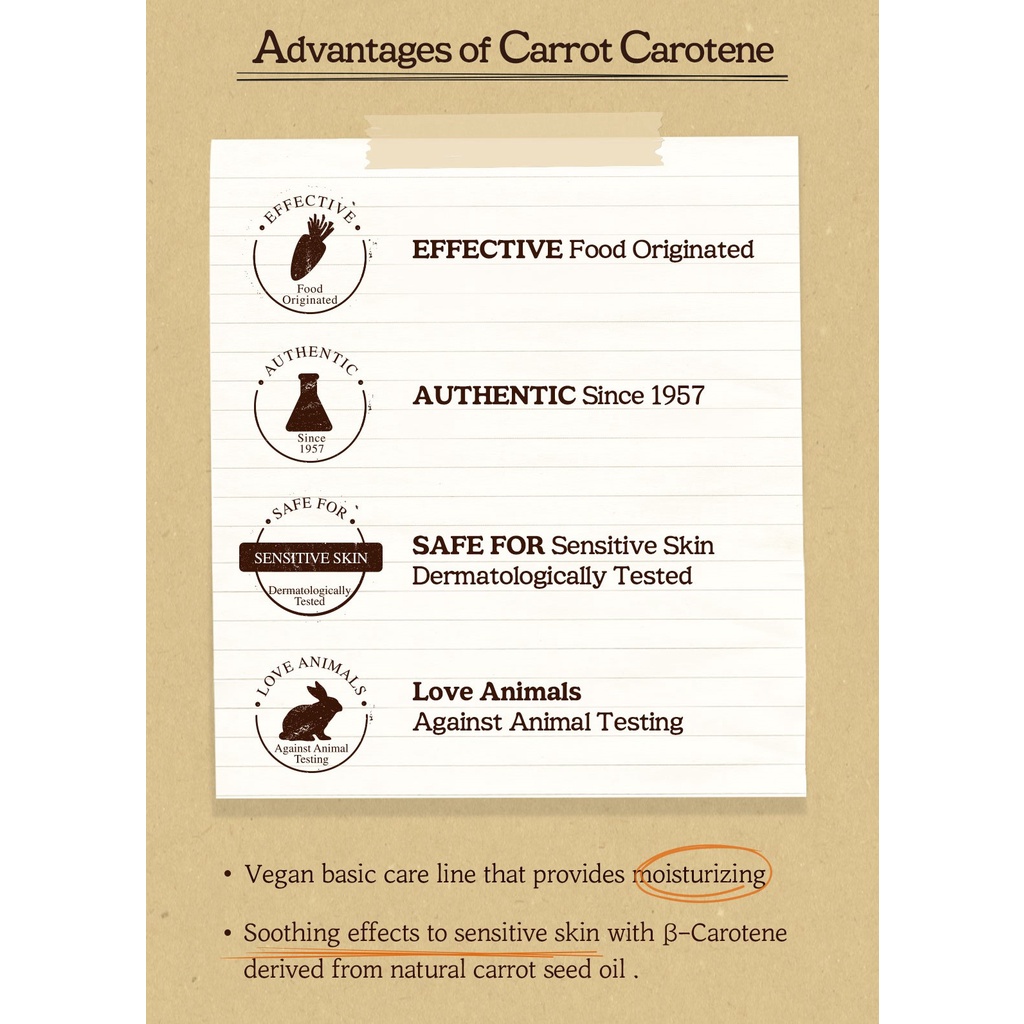 SKINFOOD 100 Vegan Carrot Carotene Moist Serum 52ml Instantly Relieve ...