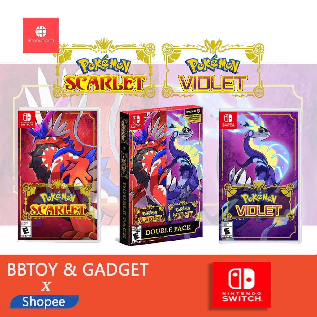 Pokemon Scarlet and Violet (เกม NSW) with early purchase bonus🔥สินค้า ...