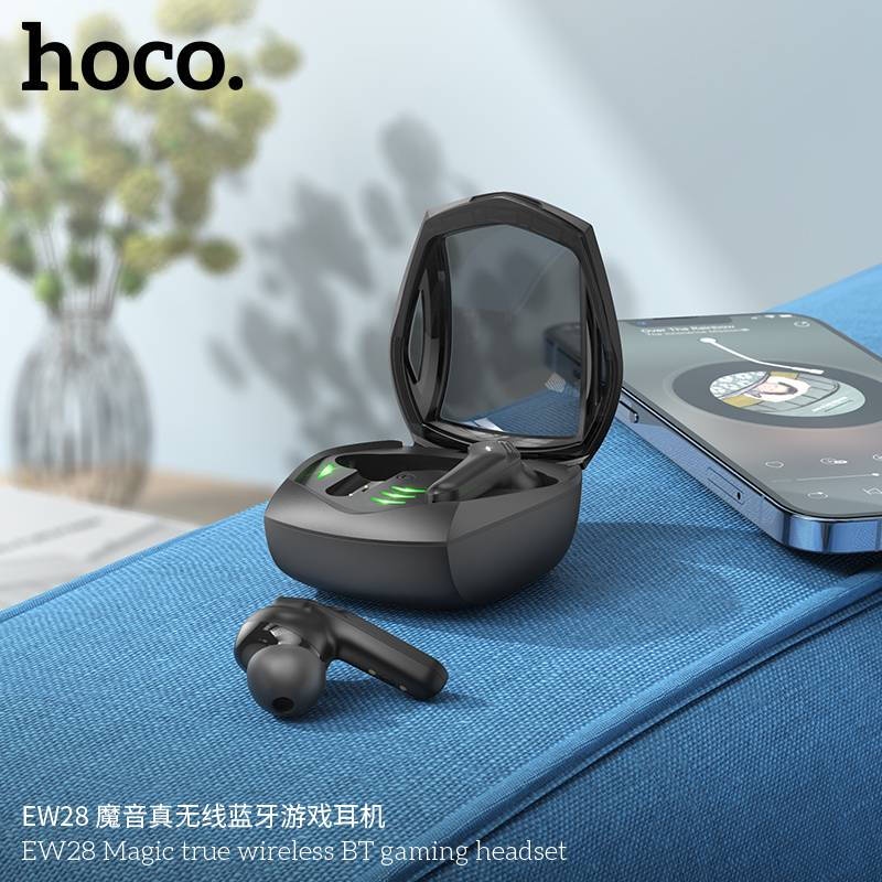 HOCO EW28 True TWS หูฟังไร้สายบลูทูธ 5.0 หูฟังตัดเสียงรบกวน Waterprof ...