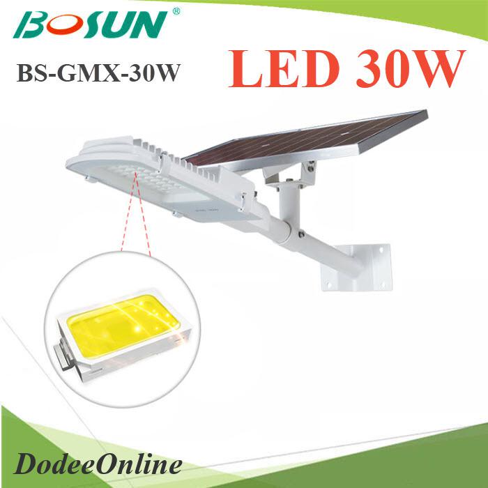.ไฟโซลาร์ LED 30W พร้อมใชงาน ครบชุด IP65 รุ่น BS-GMX-01S-30W DD ...