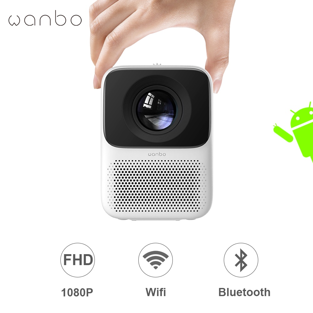 Wanbo T2 Max Full HD 1080P Smart Mini Projector Support tv 4k Android ...