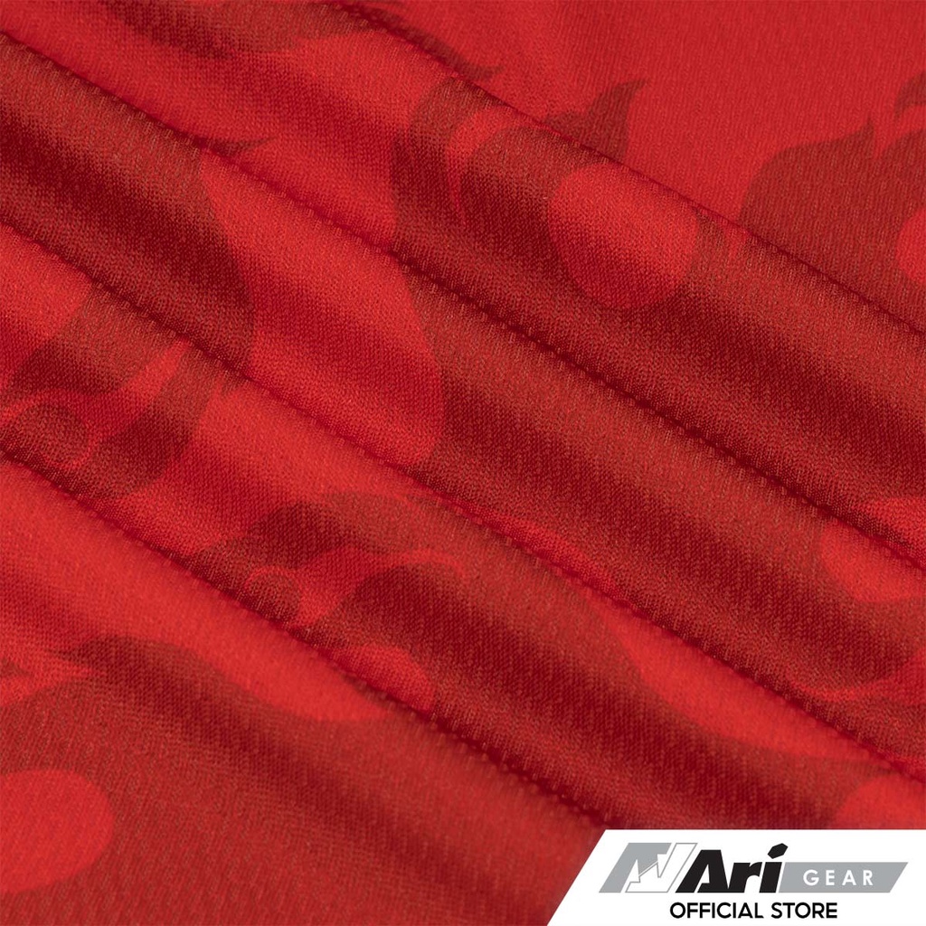 ARI X INDIGOSKIN JERSEY - REDWHITEWHITE เสื้ออาริ อินดิโก้สกิน สีแดง ...