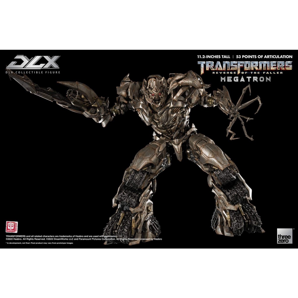 Pre order threeZero x HASBRO TransformersDLX ROFT MEGATRON 11 inch ...