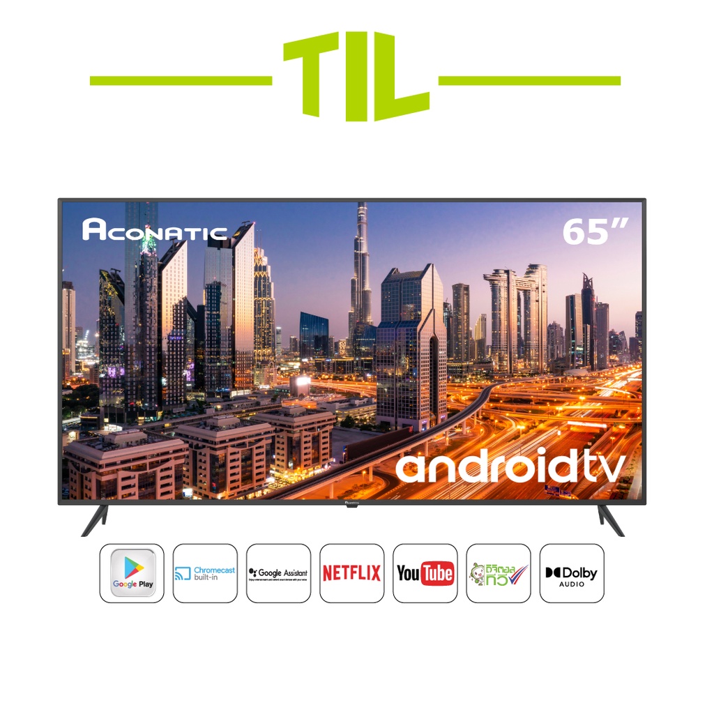 2022 New Android TV Aconatic LED Android TV 4K UHD แอลอีดี แอนดรอย ทีวี ...