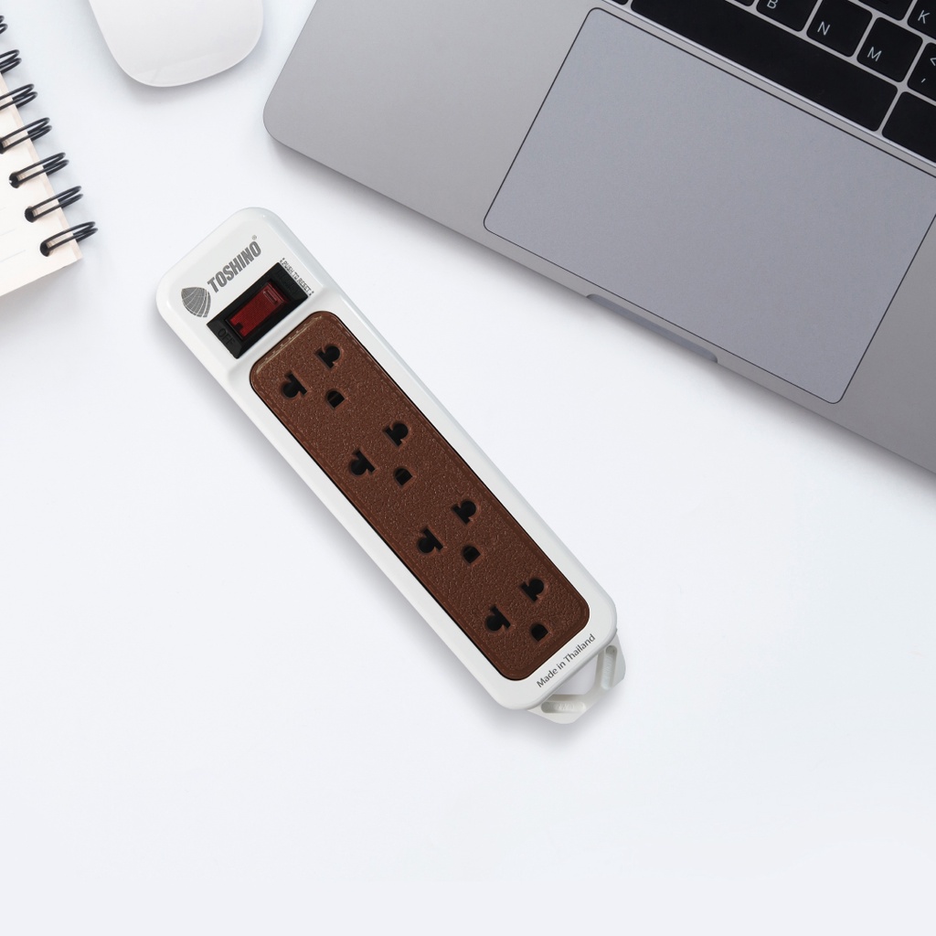 Toshino รางปลั๊กไฟ 4 ช่อง 1 สวิตซ์ พร้อมสายยาว 3 เมตร สีขาว รุ่น N1-375-3M(WH) - toshinoshop ...