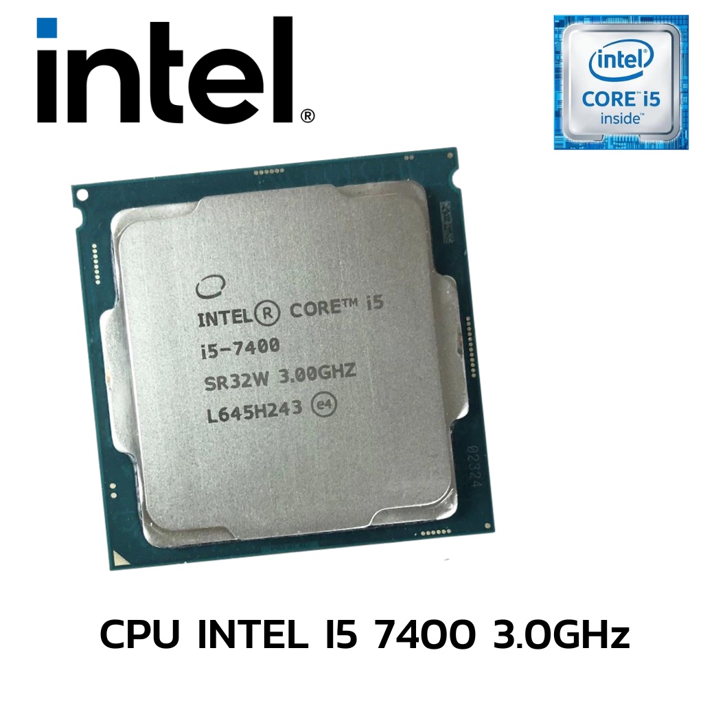 CPU Intel Core I5 7400 4Core 4Tread BestClock 3.0Ghz Tuebo 3.5Ghz มี ...