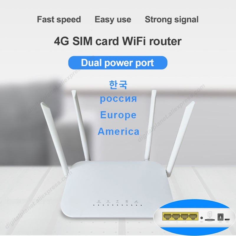 ALC117 LTE CPE 4G router 300m CAT4 32 wifi users RJ45 WAN LAN wireless ...