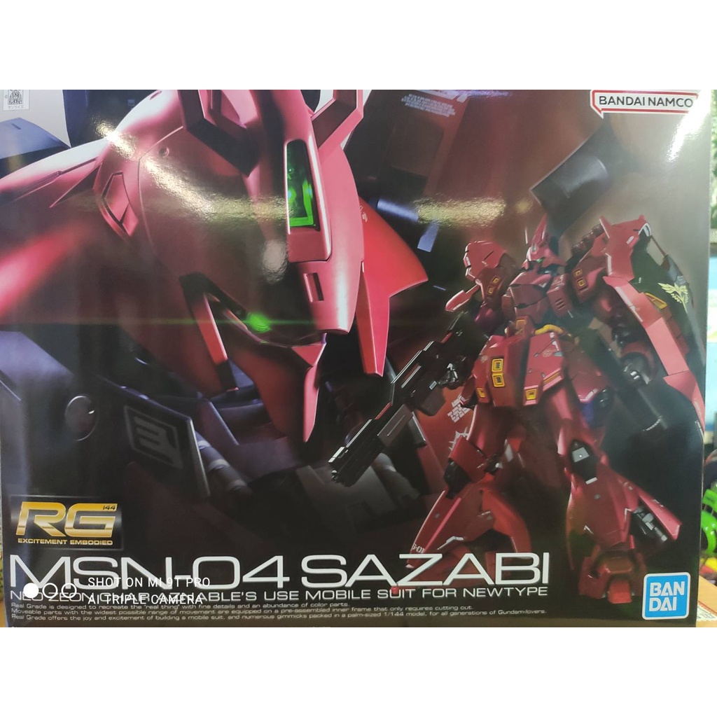 (ของแท้ l ใหม่) Rg 1144 MSN-04 Sazabi (Clear Color) - need_shop - ThaiPick