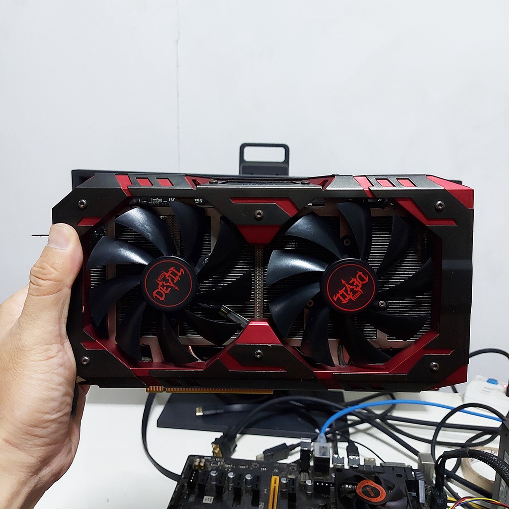 การ์ดจอ VGA POWERCOLOR RED DEVIL RX 580 8GB GDDR5 (มือสอง) | Shopee ...