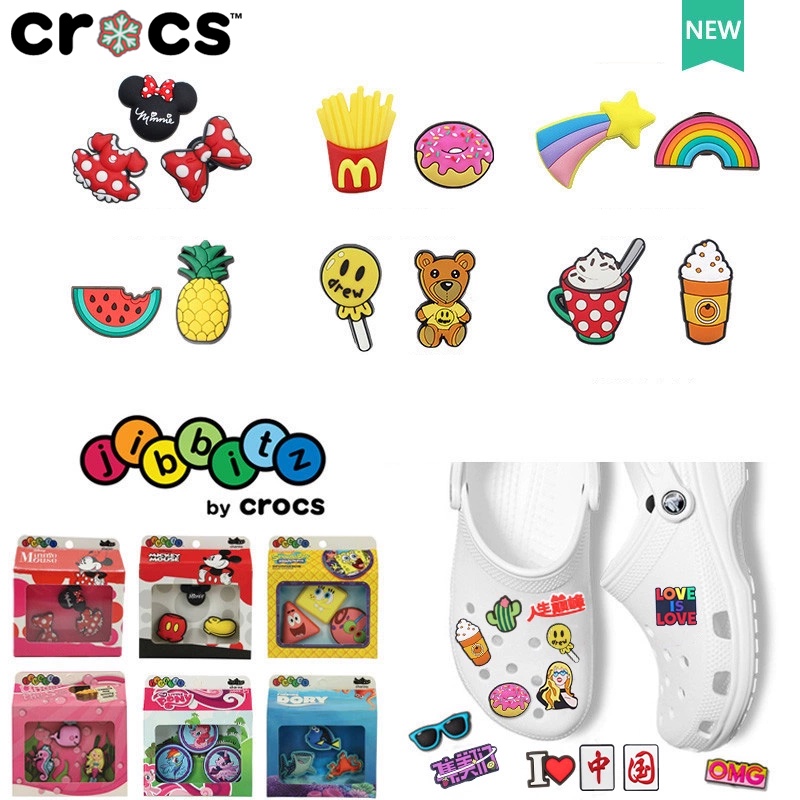 jibbitz crocs charms แท้ ตัวติดรองเท้า อุปกรณ์เสริม อุปกรณ์เสริมจี้ ...