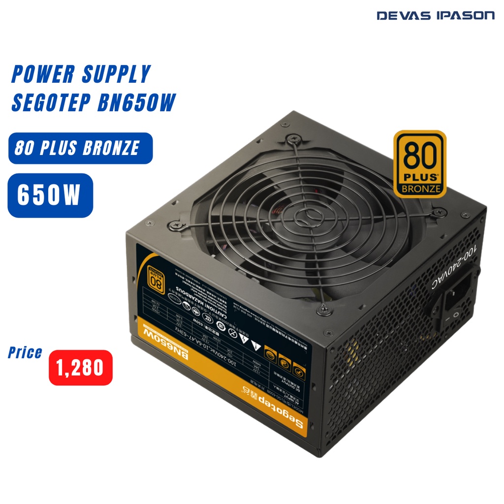power supply 650w 80 ราคาพิเศษ | ซื้อออนไลน์ที่ Shopee ส่งฟรี*ทั่วไทย!