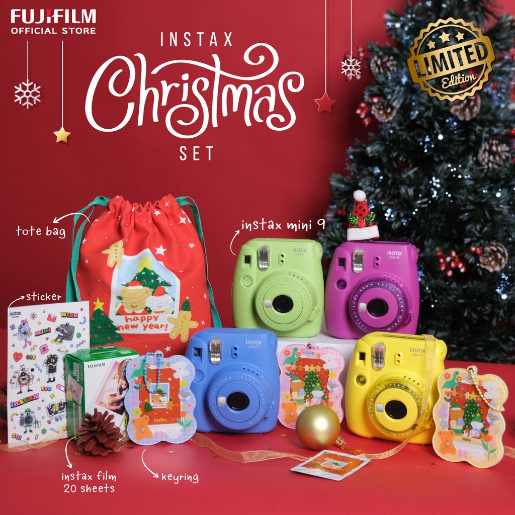 สินค้าจำนวนจำกัด Instax mini9 Special Christmas set พร้อมฟิล์ม ...