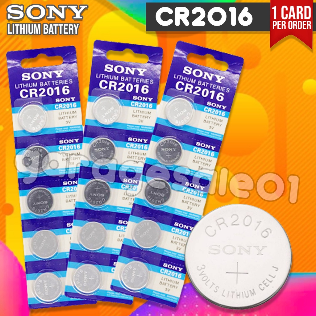 Sony CR2016 Lithium 3V Batteries Coin Battery Bicycle Speedometer ...