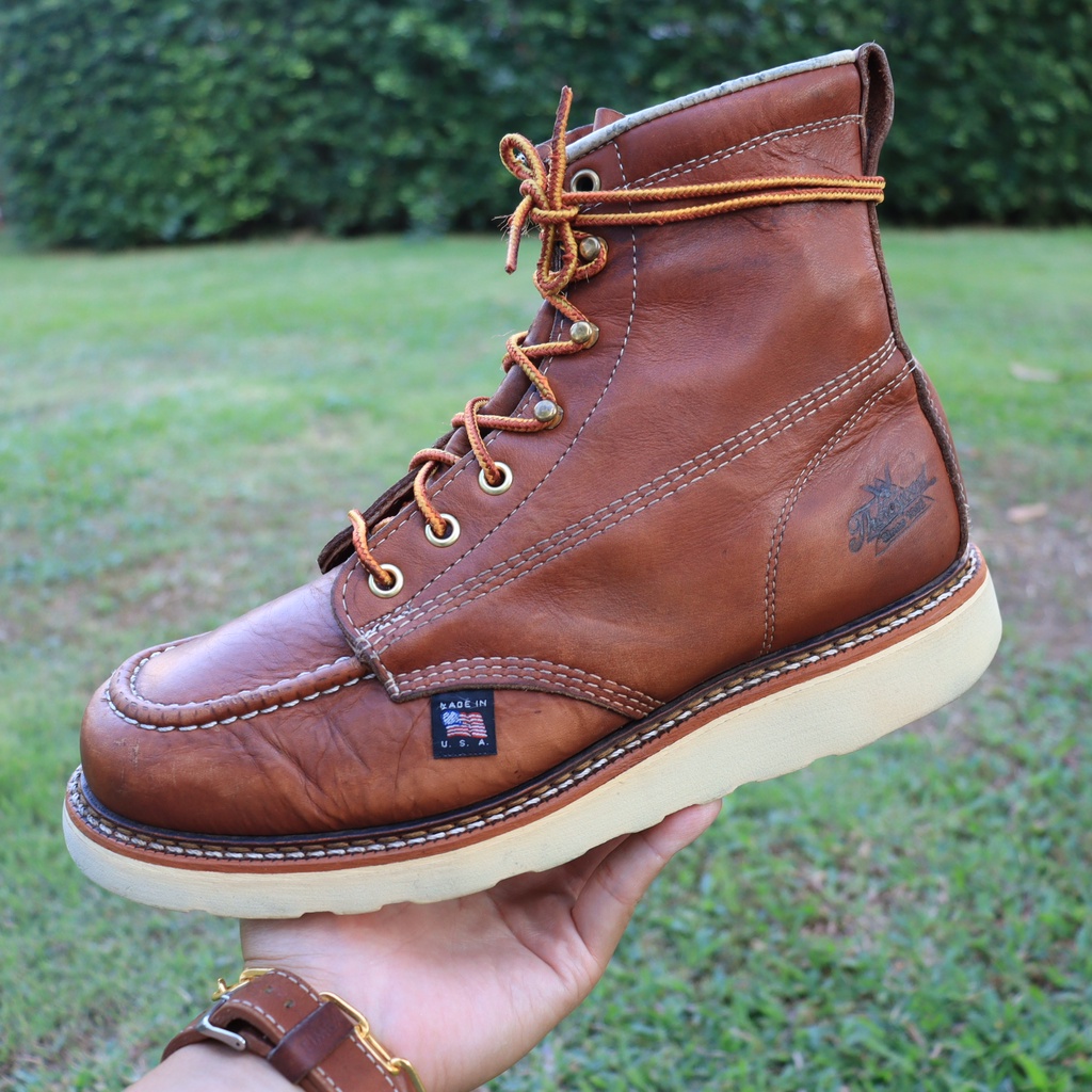 8.5Us เดิม Thorogood MOC TOE รุ่น 814-4200 Made in USA - benzls - ThaiPick