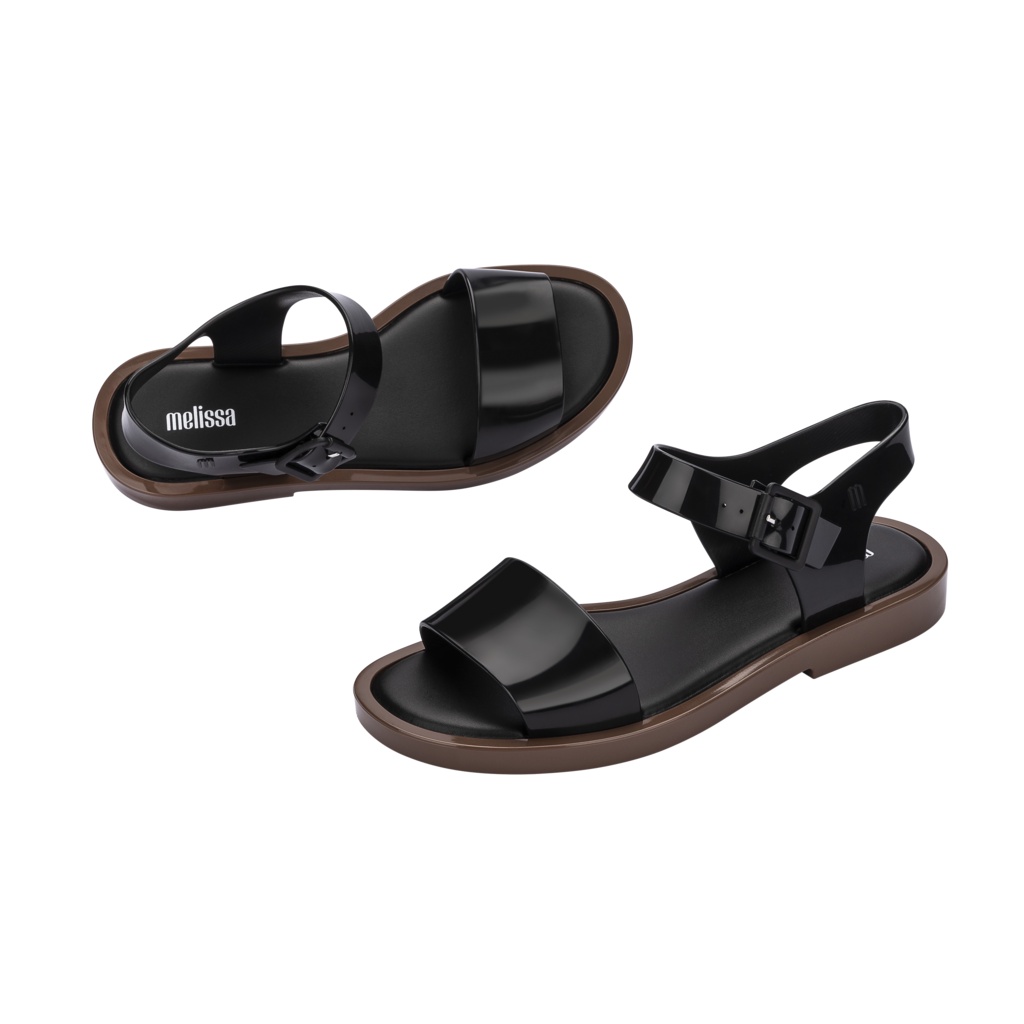 MELISSA MAR SANDAL II AD รุ่น 33815 รองเท้าส้นแบน สี BLACKBROWN - melissa_officialstore - ThaiPick
