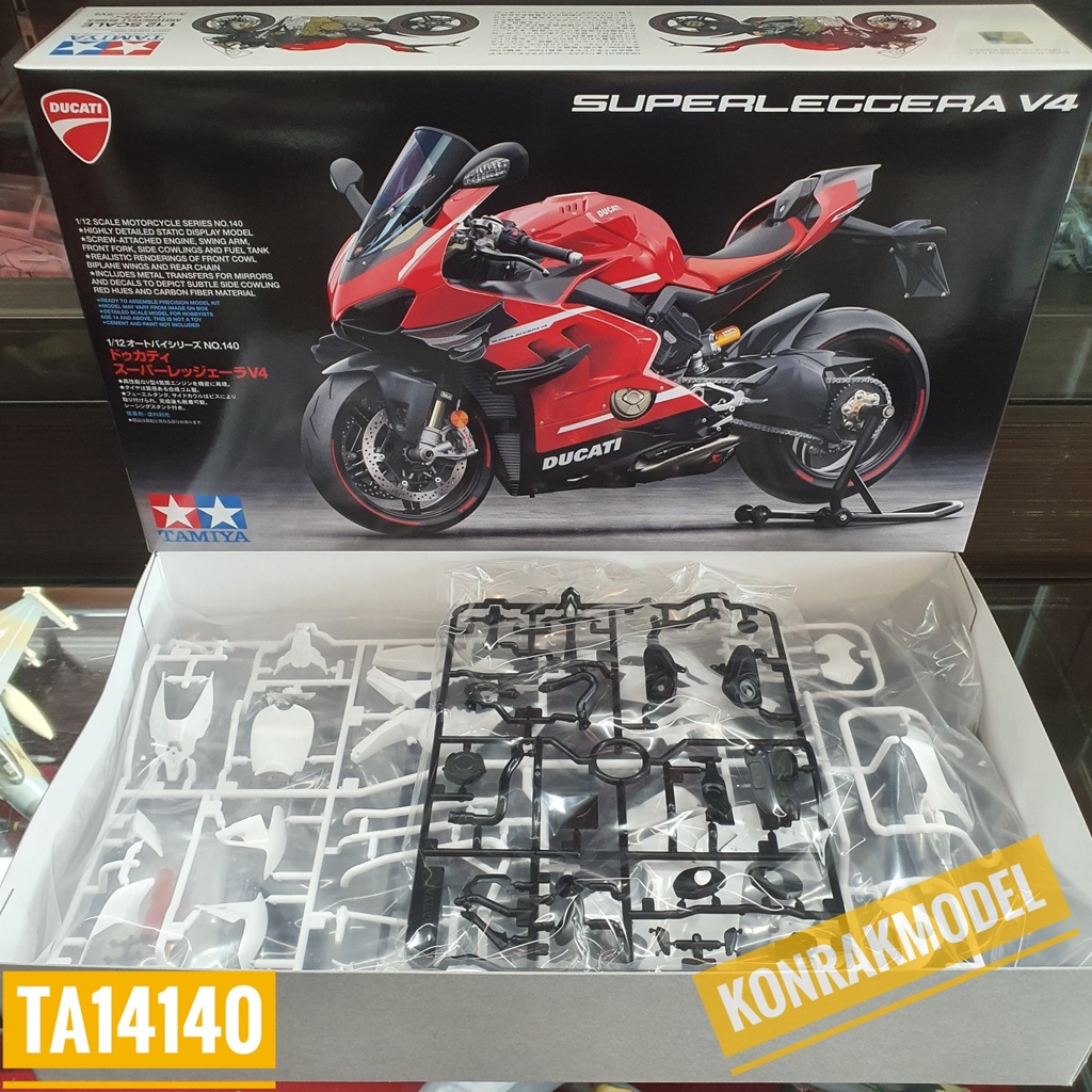Tamiya 14140 DUCATI SUPERLEGGERA V4 1/12 | Shopee Thailand