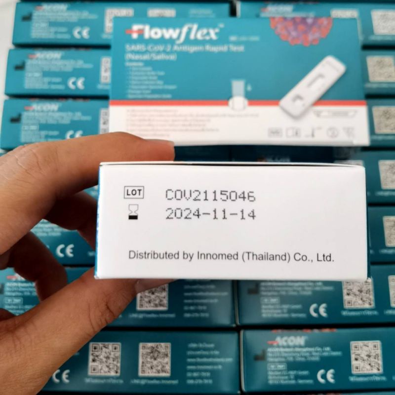 ATK Flowflex 2in1 ชุดตรวจโควิด แบบน้ำลายจมูก (20ชุด)SARS-CoV-2 Antigen ...