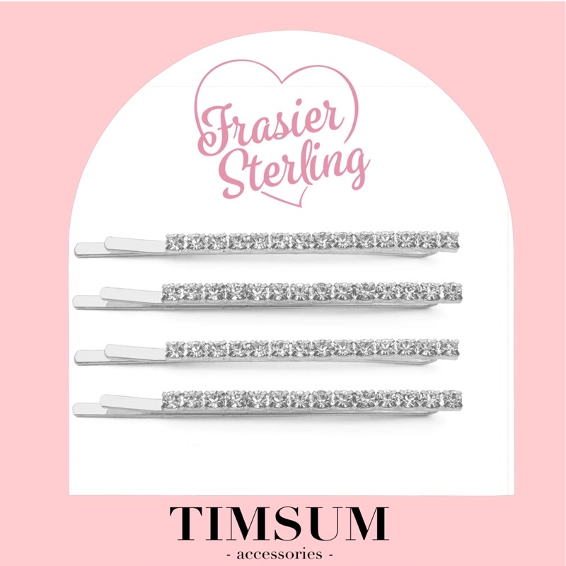 พร้อมส่ง Drama Bobby Pins in Silver - Frasier Sterling | Shopee Thailand