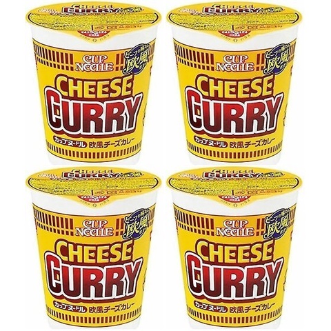 Nissin Cup Noodles instant ramen cheese curry flavoured x4ea FREE ...