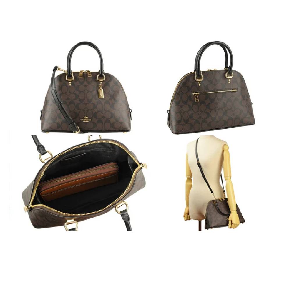 COACH 2558 KATY SATCHEL IN SIGNATURE CANVAS (IMAA8) - madamclassic ...