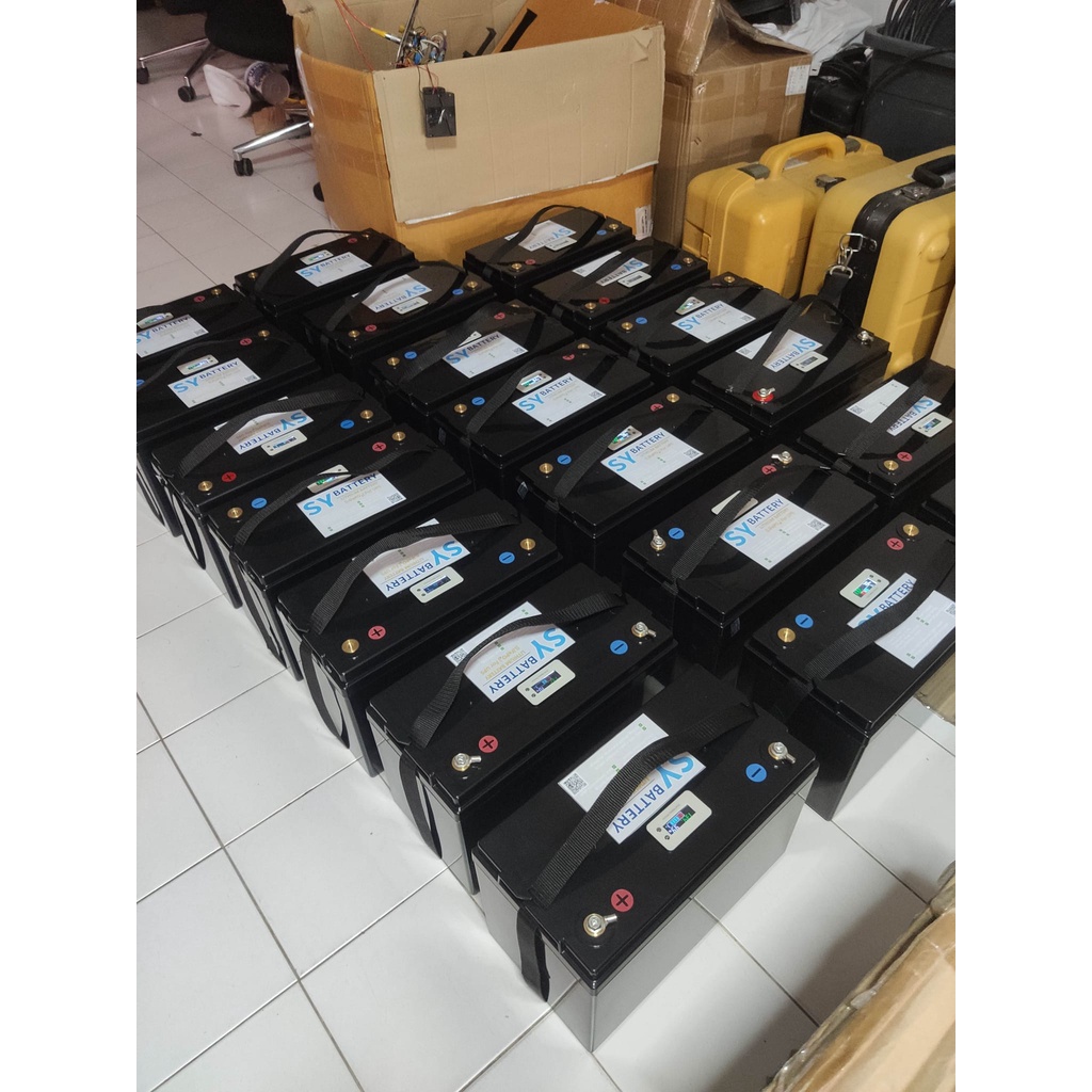แบตเตอรี่ LiFePO4 12V 30Ah และ 45 Ah for UPS Solar cell มี BMS จ่าย ...