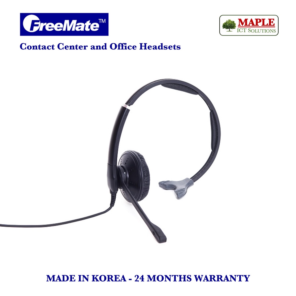 Freemate DH-053 Microsoft Certify USB Contact Center & Office Headset ...