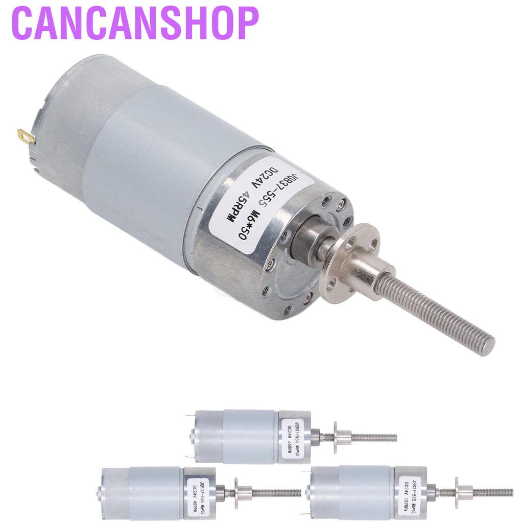 Cancanshop DC Gear Motor Micro High Torsion Speed Reduction Turbine ...
