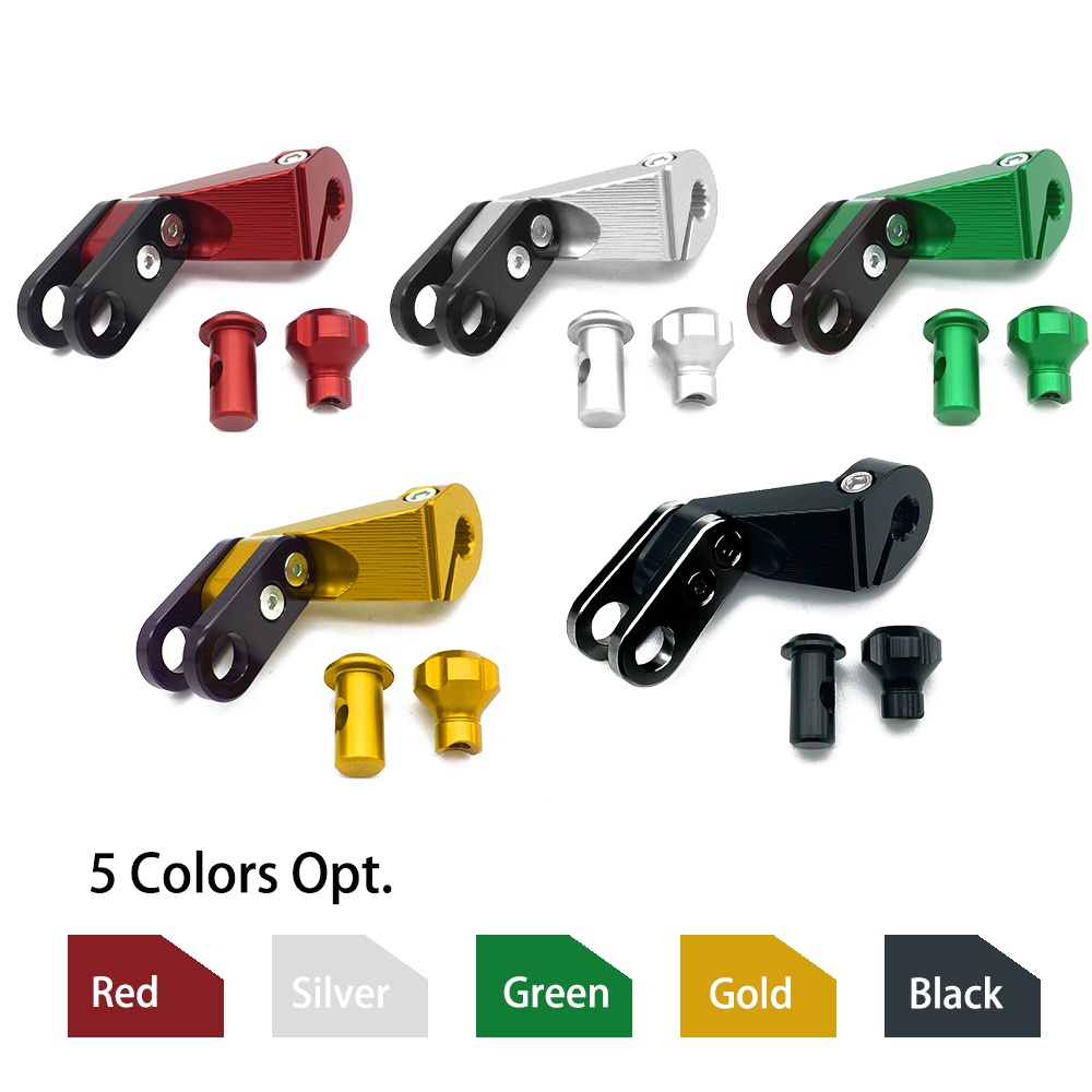 อุปกรณ์เสริมรถจักรยานยนต์ CNC อลูมิเนียมเบรคหลัง Rocker Arm Lever ...