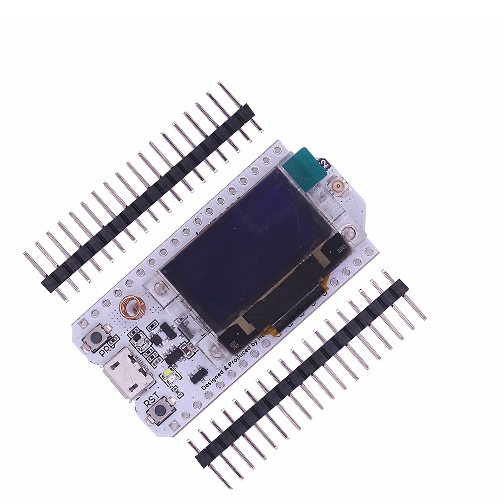 433MHz/868MHz/915MHz LoRa ESP32 Blue oled Wifi SX1276 Module IOT Development Board with Antenna ...