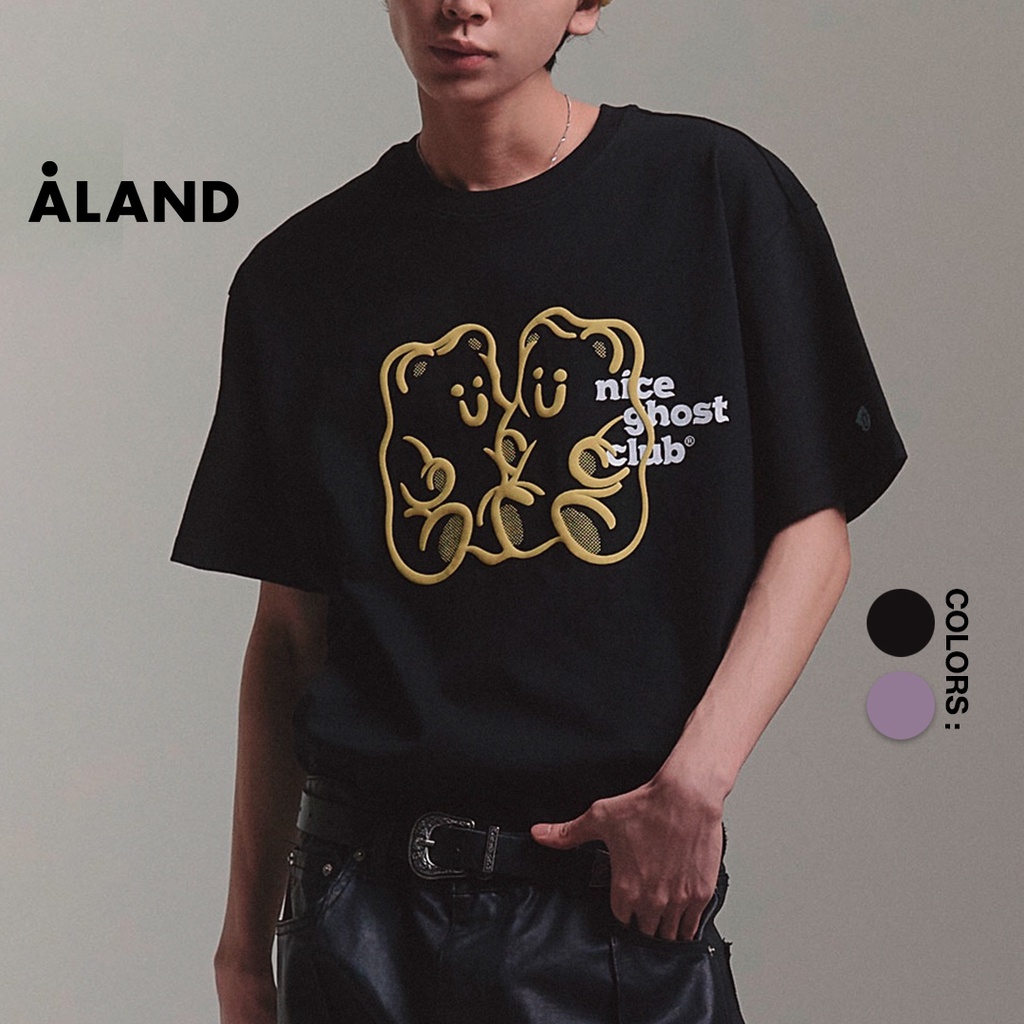 ALAND เสื้อยืด Nice Ghost Club GUMMY BEAR LOGO TEE - aland_th - ThaiPick