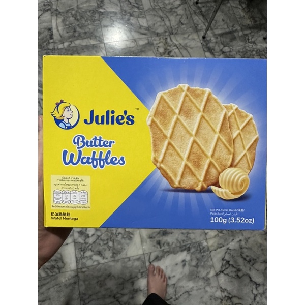 จูลี่ส์ วาฟเฟิลเนย Julies Butter Waffles 70 บาท 100g Shopee Thailand