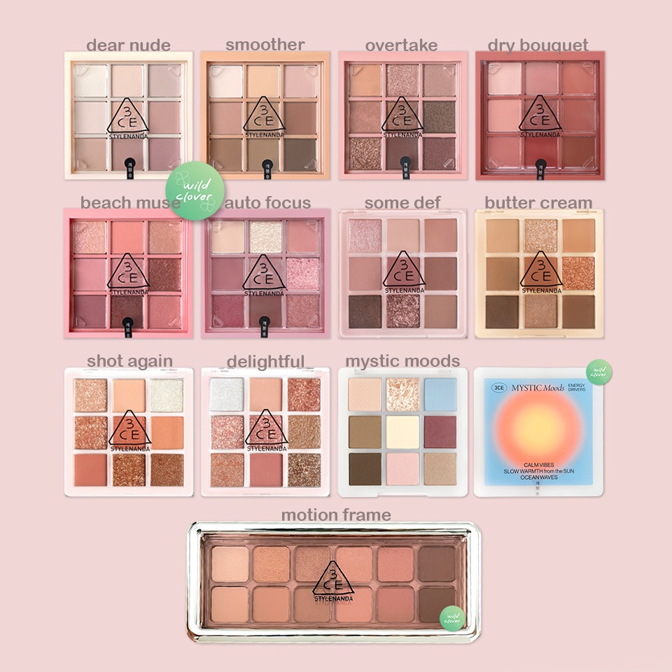 3CE แท้สแกนได้ multi eye color palette overtake delightful butter ...