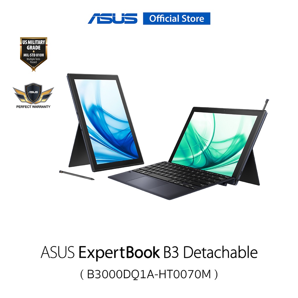 EOL ASUS ExpertBook B3 Detachable (B3000DQ1A-HT0070M) 10.5 inch WUXGA ...
