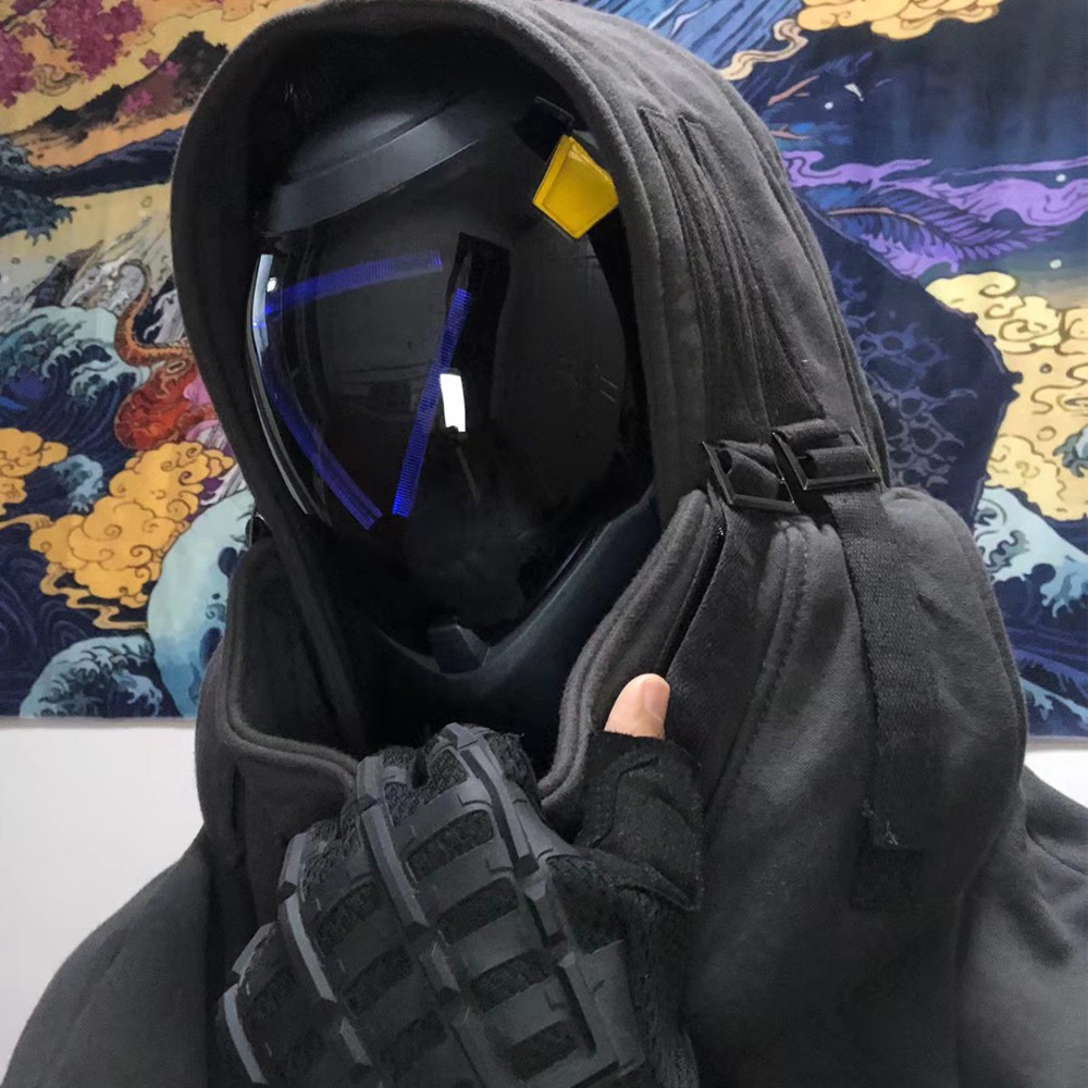 Overwatch Ana Amari Shrike Skin Masks With Led Light Frp Cosplay Ana ...