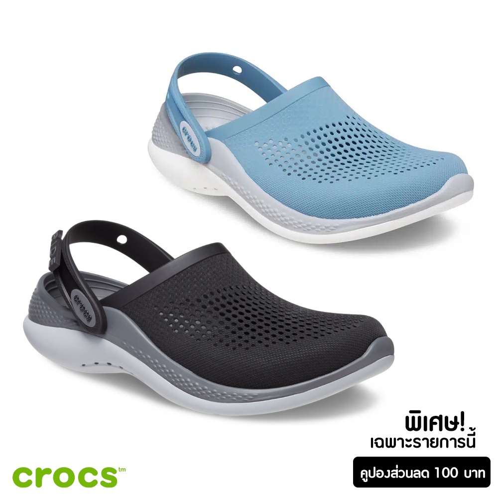 Crocs Collection รองเท้าแตะ รองเท้าแบบสวม CR UX Literide360 206708-0DD ...
