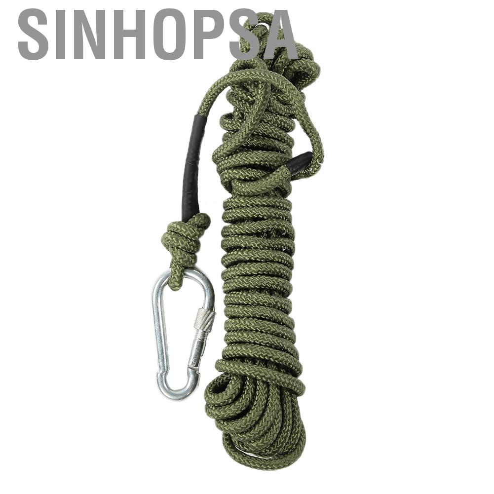 Sinhopsa 10m Outdoor Rock Climbing Hiking Rope Safety Rescue Survival ...