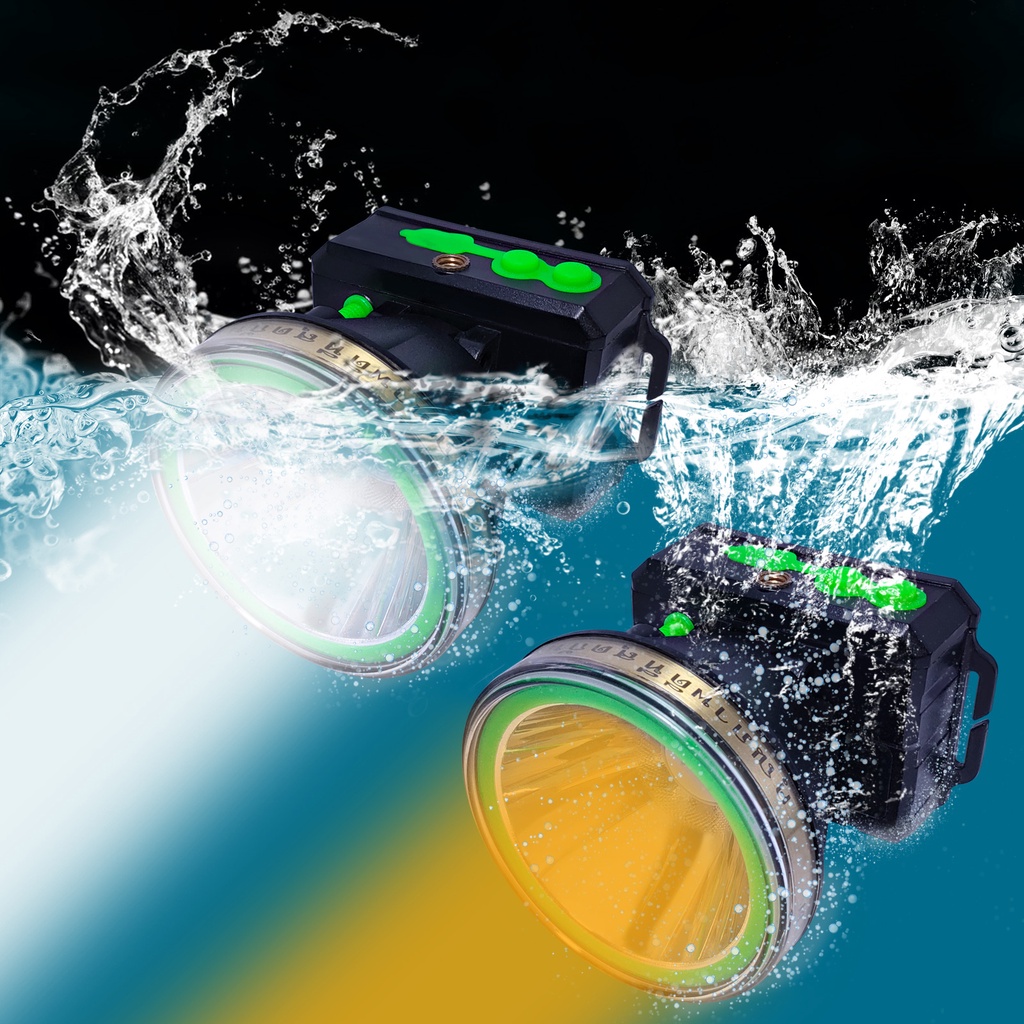 【รับประกัน 1 ปี】YSS ไฟ ฉายคาดหัว 80-300W ใต้น้ำกันน้ำ ไฟหน้าแบบ แสง ...