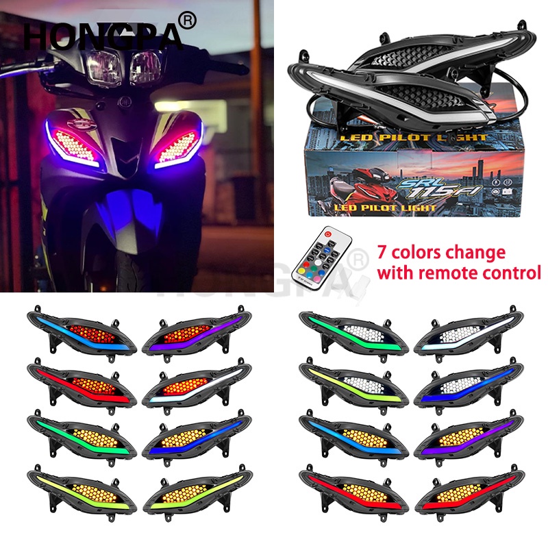 Lagenda115 ไฟสัญญาณ LED FI YAMAHA SRL115 SRL Lagenda 115 สีขาว แดง น้ํา ...