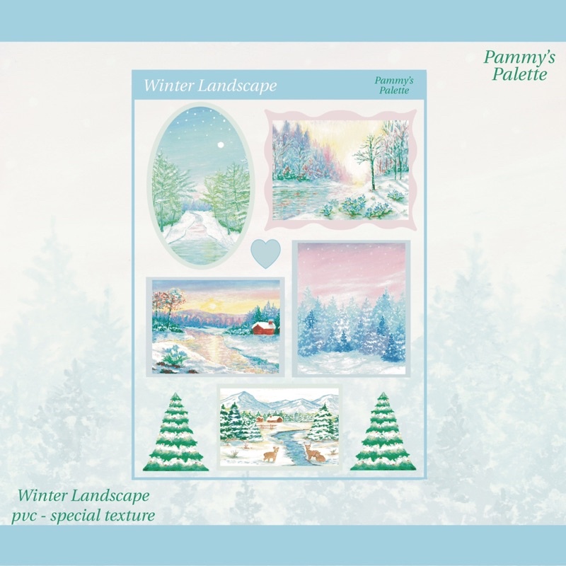 Sticker สติ๊กเกอร์ ไดคัทพร้อมแปะ Pammy's Palette มีหลายลาย | Shopee ...