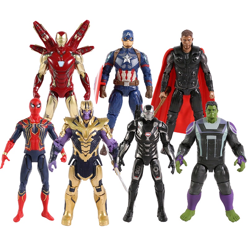 Marvel Spiderman Iron Man Captain America Thor Hulk War Machine Thanos ...