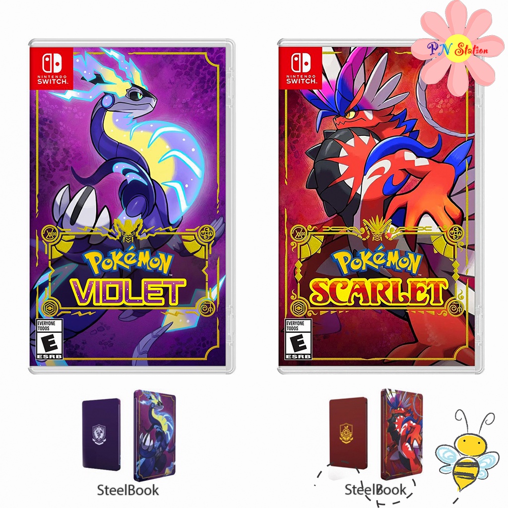 Pokemon Scarlet And Violet ( มือ1 ) ( Zone USAsia ) แผ่นเกมส์ Nintendo ...