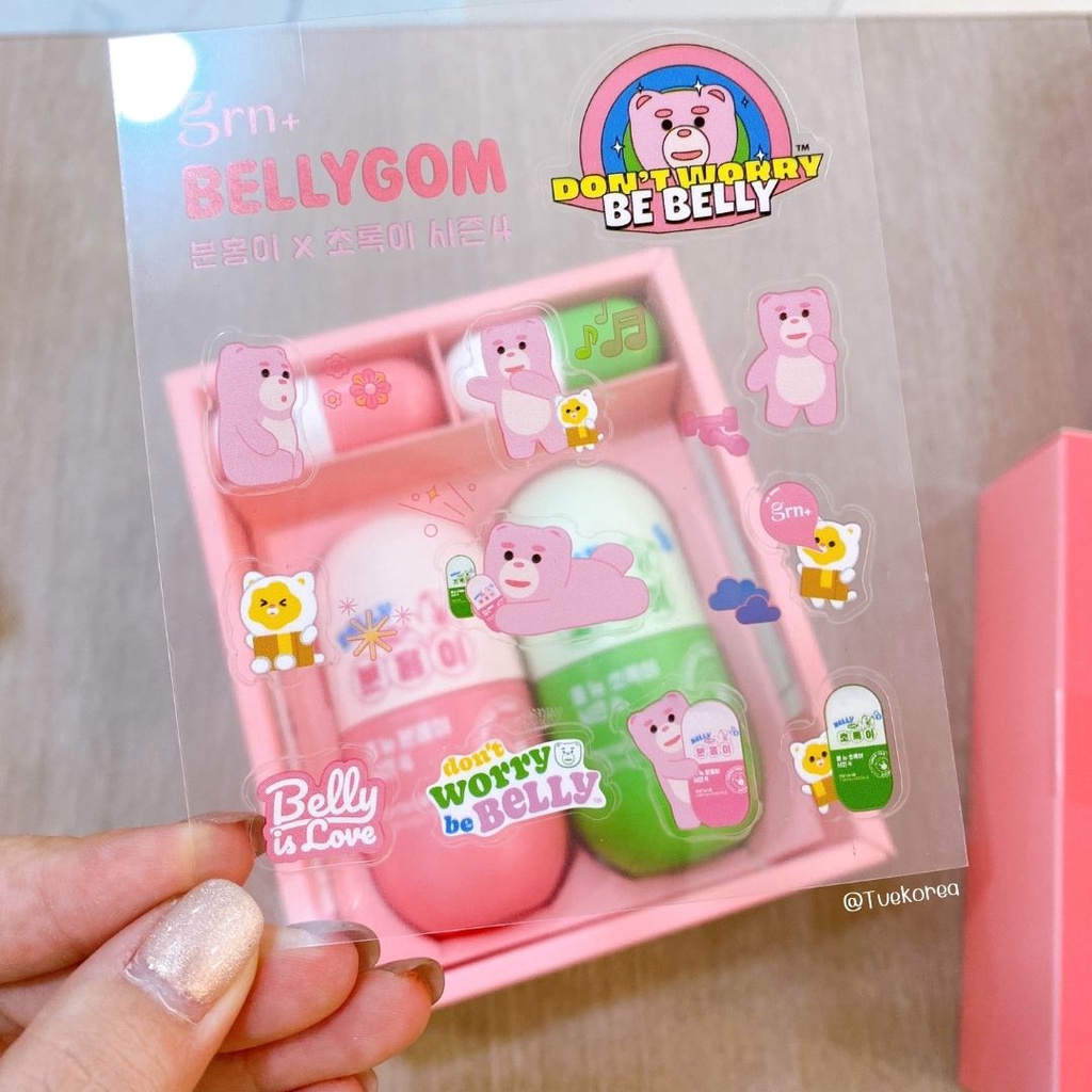 พร้อมส่ง แท้เซตพิเศษ Bellygom bearรุ่นใหม่ปรับสูตรดีขึ้น GRN All New ...