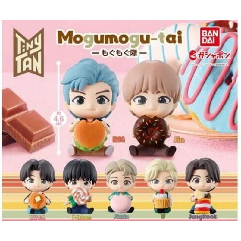 BTS TinyTan Figure Mogumogu Team Bandai Gashapon | Shopee Thailand