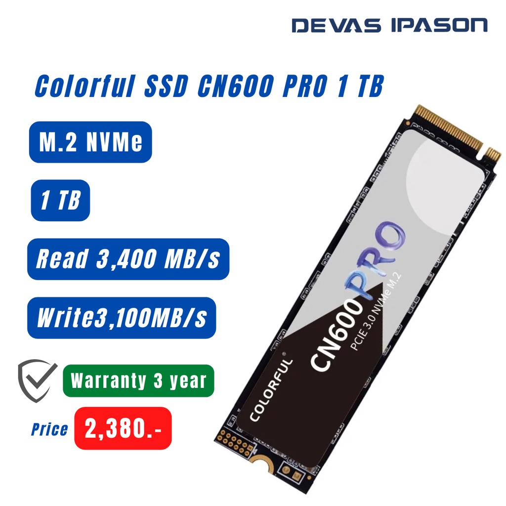 Colorful SSD รุ่น SL500 ขนาด 4TB (550480 MBs) - รับประกัน 3 ปี โดย ...