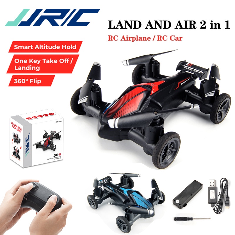 NEW JJRC H103 Land-Air Remote Control Airplane RC Car 4 Axis Headless ...